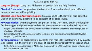 Classical Long Run Aggregate Supply (LRAS) | PPTX