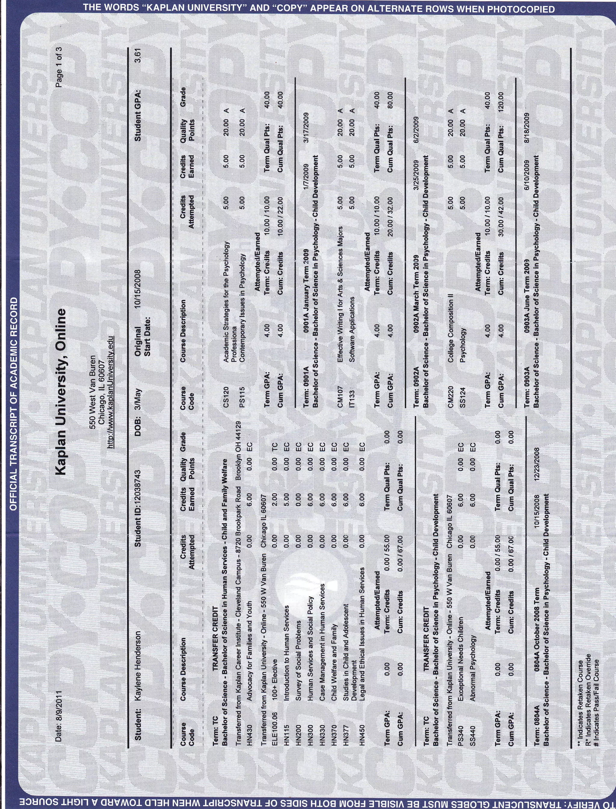 kaylene kaplan transcripts 1_NEW | PDF