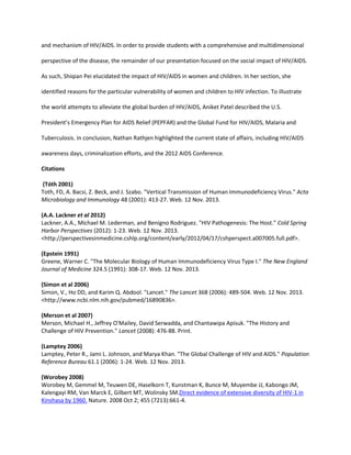 HIV AIDS paper | PDF