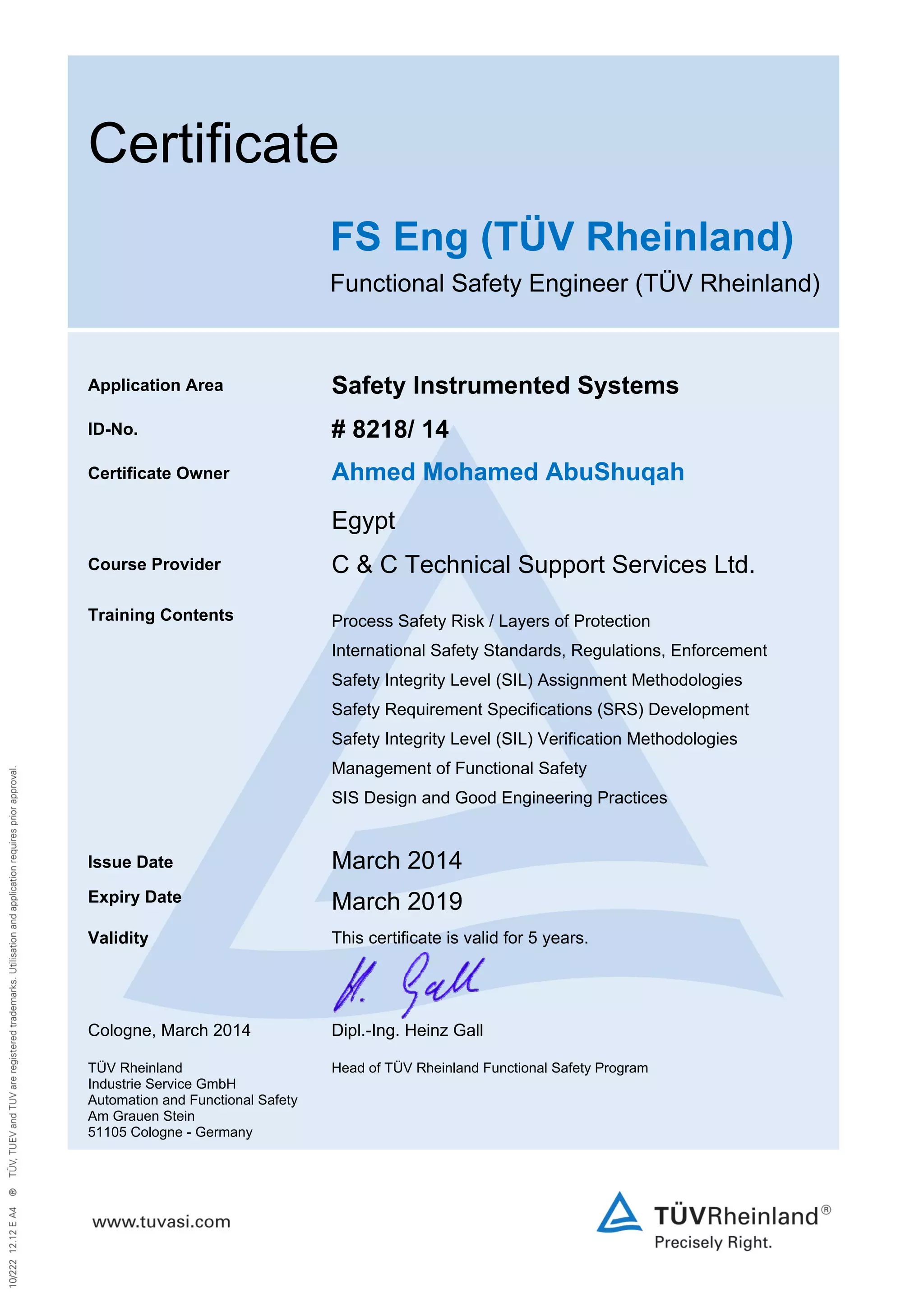 TUV_certificate | PDF