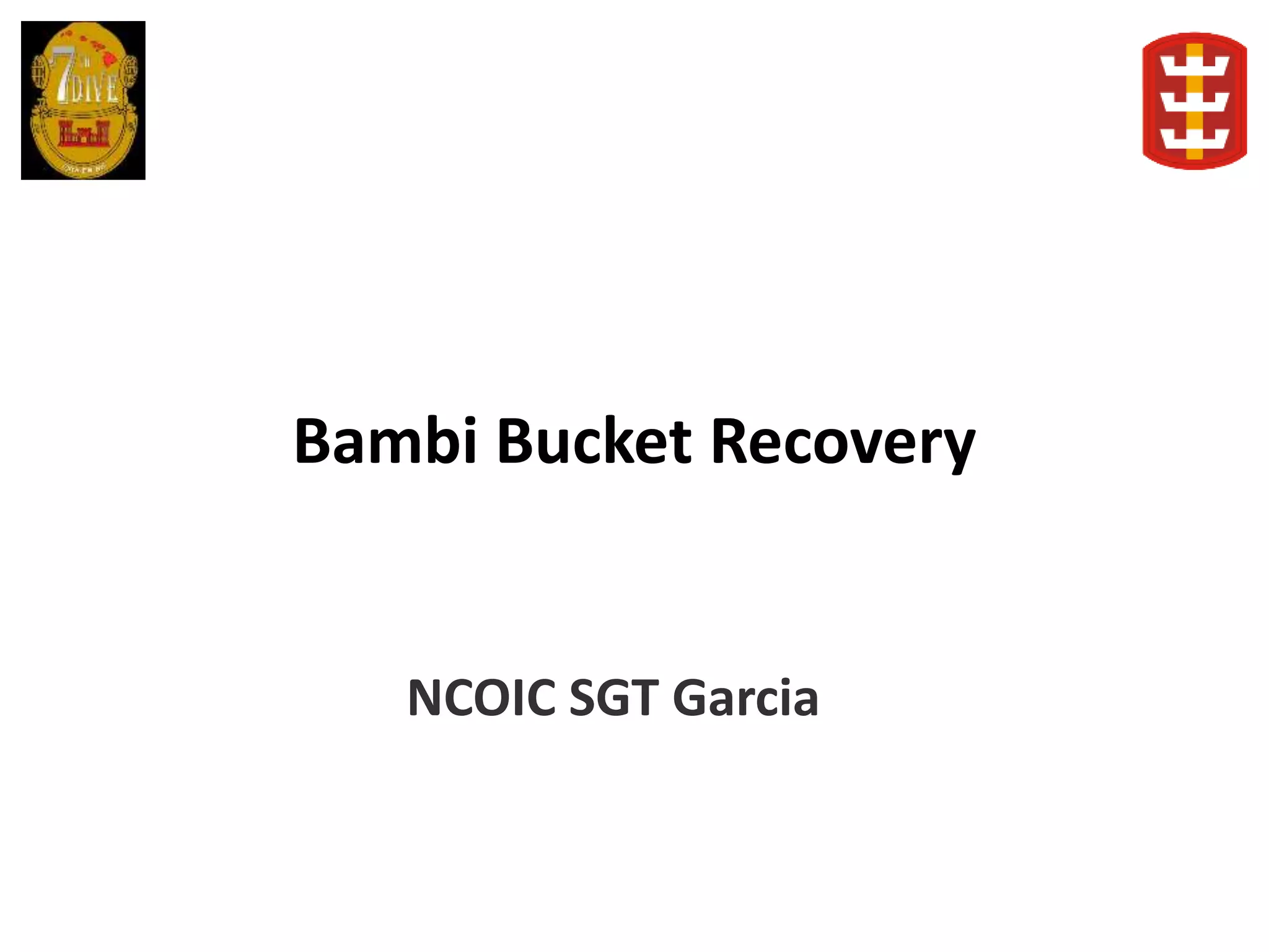 Bambi Bucket CONOP | PPTX