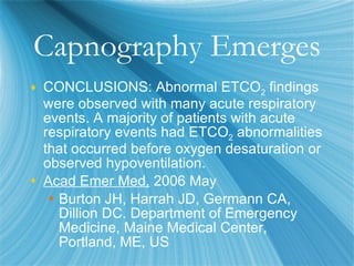 07 capnography trends in procedural sedation | PPT
