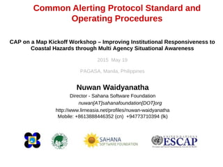 Common Alerting Protocol and Procedures | PPT