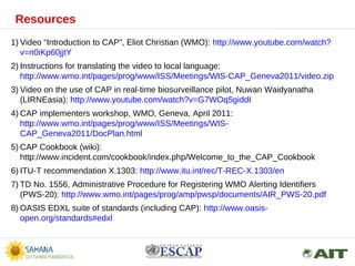 Common Alerting Protocol and Procedures | PPT