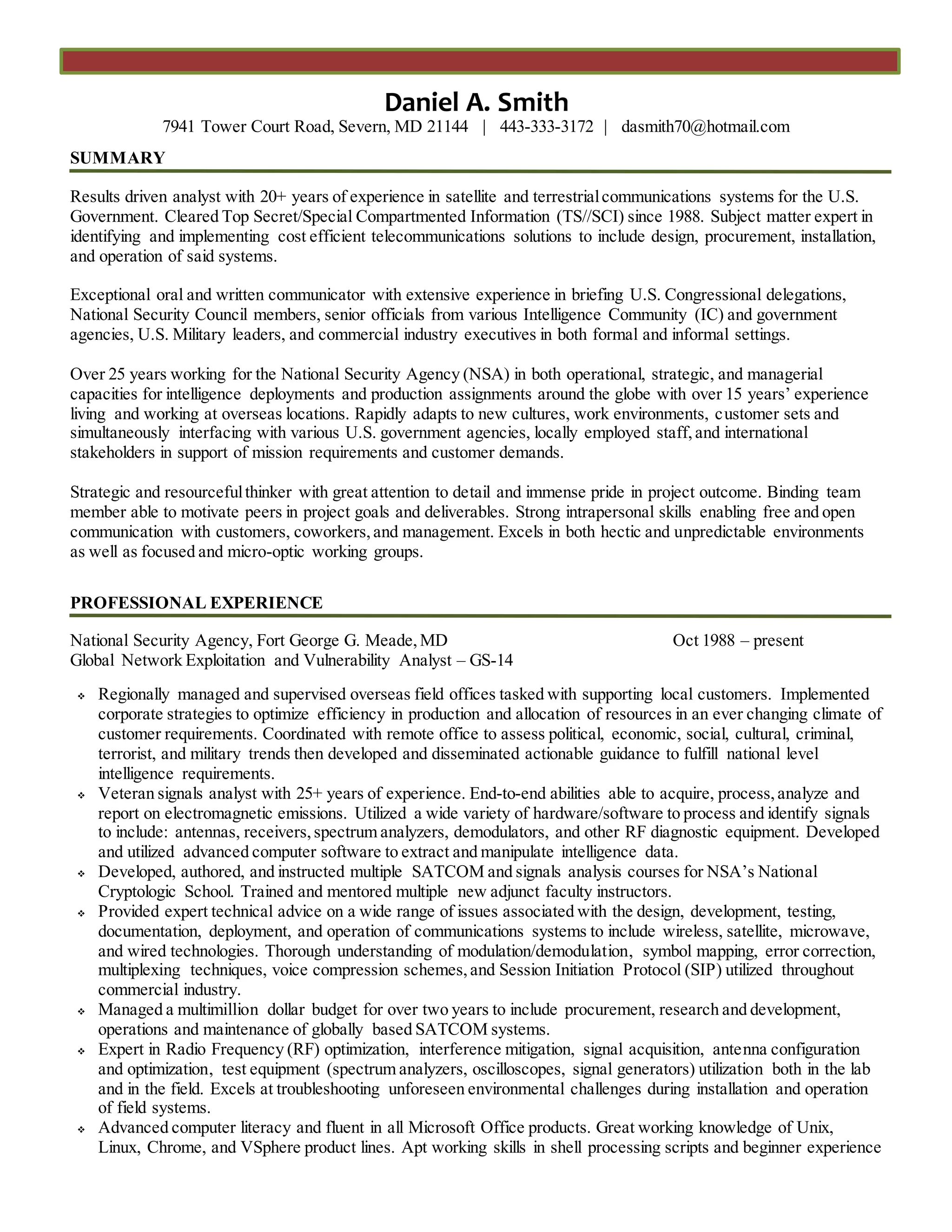 Smith Resume | DOCX