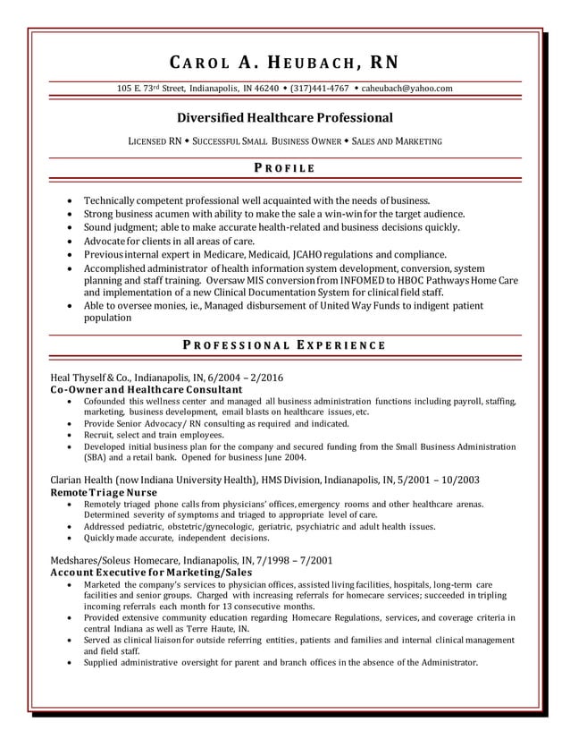 Carol's Resume 2016 | PDF