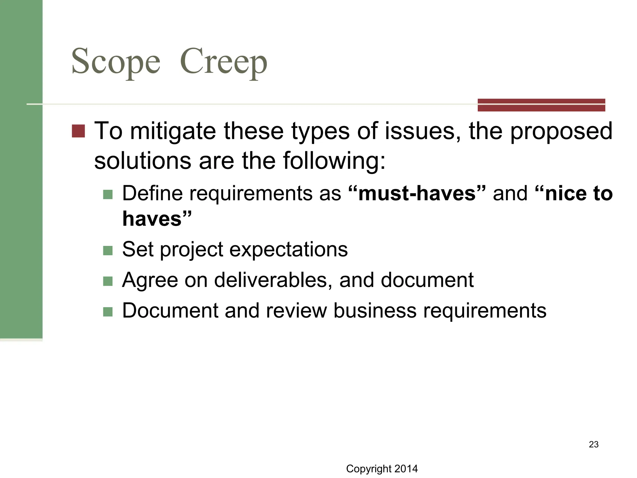 Project Management Institute PMBOK Project Scope Management | PPTX
