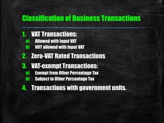 07 chapter 8 business transactions | PPT