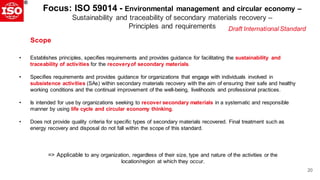 ISO - A Package to implement Circular Economy | PDF