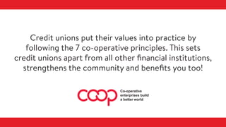 Co-operative Principles from First Credit Union | PDF
