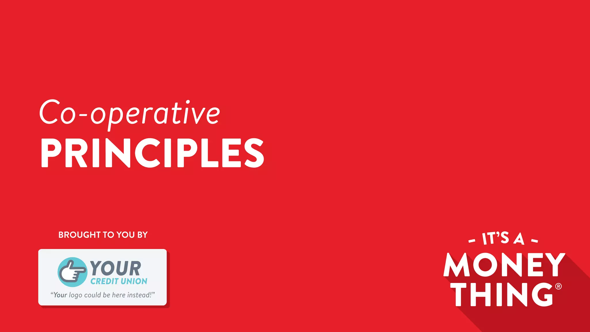 Co-operative Principles | PPT | Free Download