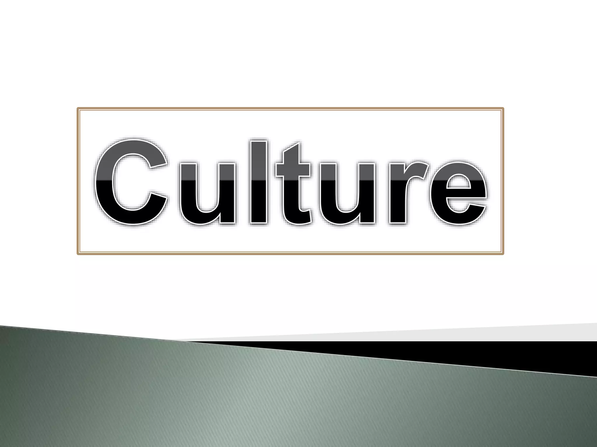 culture and types of culture.ppt
