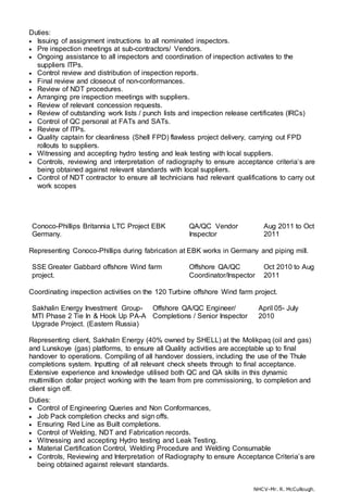 Roy McCullough CV Feb 2015 | PDF