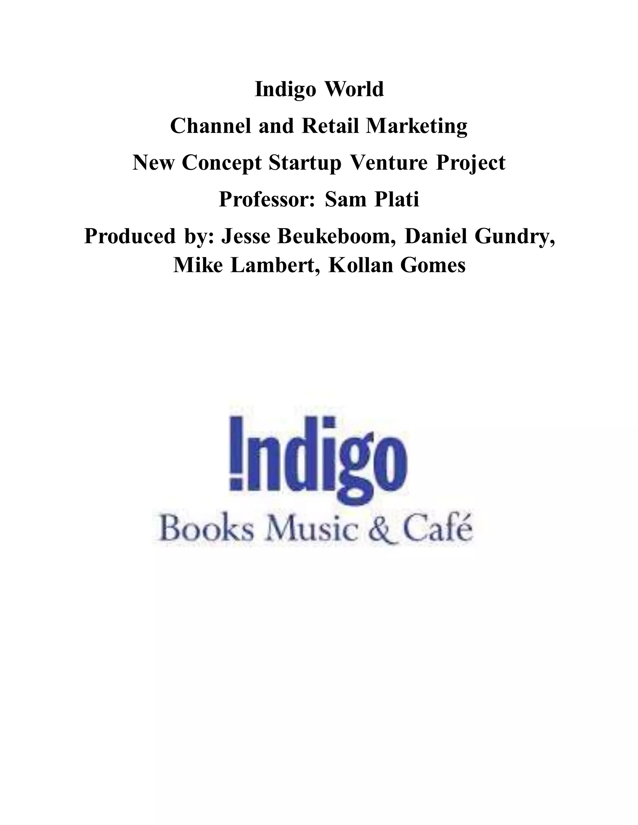 Indigo World- Final Project | DOCX