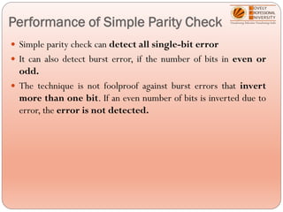 07 Data Link LayerError Control.pdf | Programming Languages | Computing