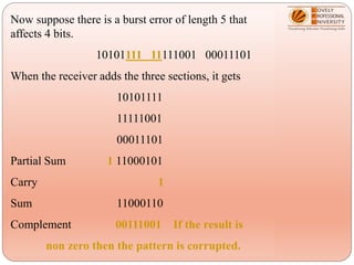 07 Data Link LayerError Control.pdf | Programming Languages | Computing
