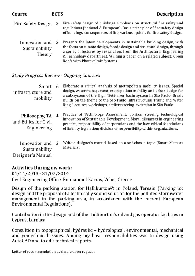 MSc Study Program & Previous work | PDF