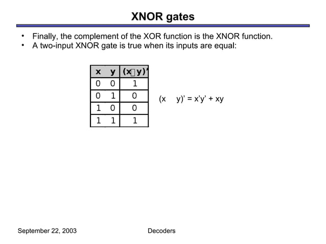 07Decoders121 | PPT | Programming Languages | Computing