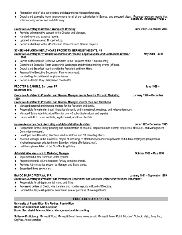 Sandra RodriguezresumeUPDATED June 2015 | DOC