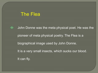 JOHN DONNE'S POETRY | PPTX