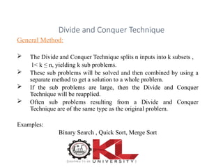 Comprehensive Guide to Divide and Conquer Algorithms and Recurrence ...