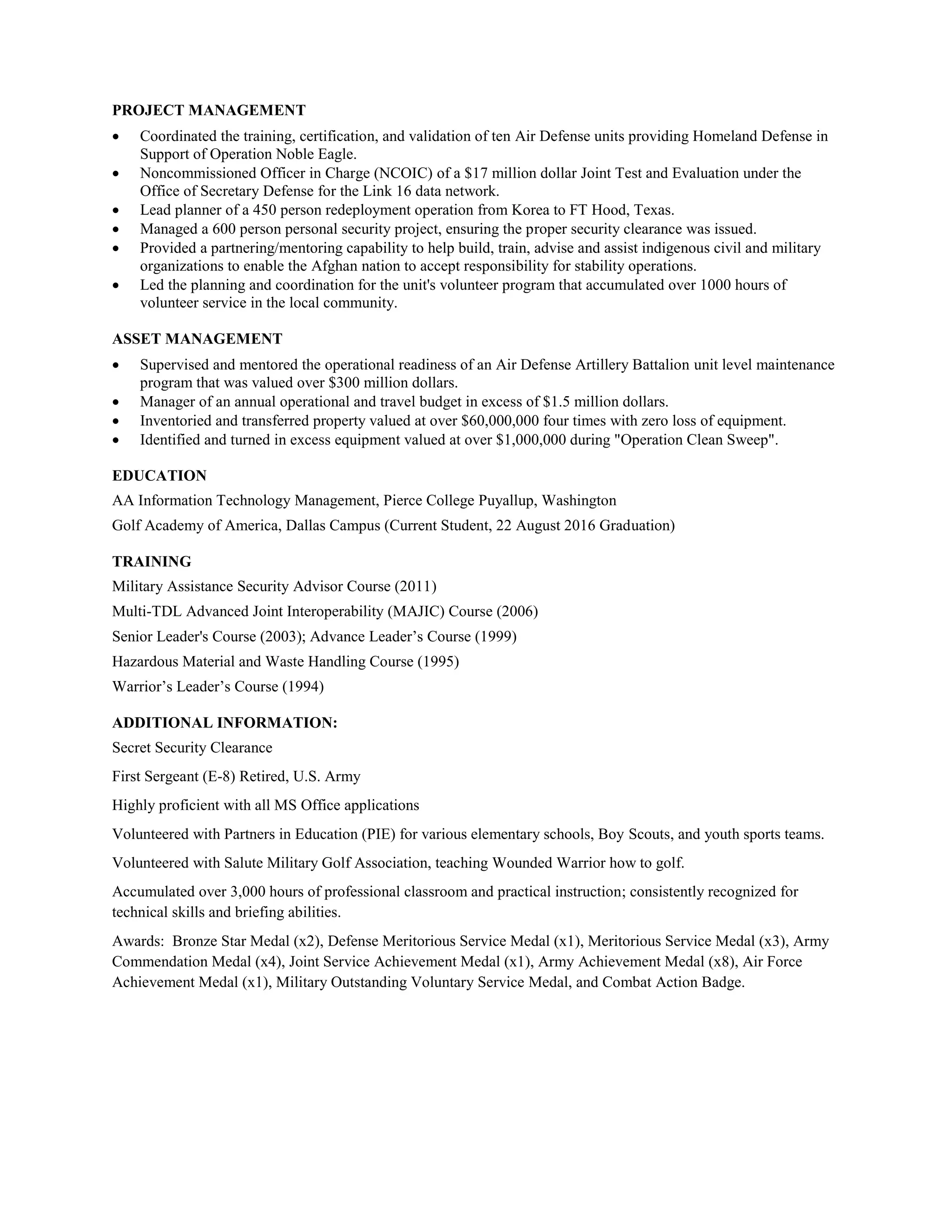 Randall Roland Resume | PDF