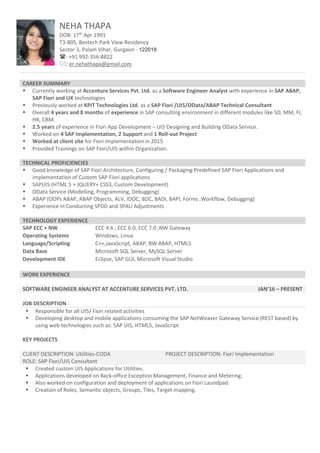 Neha_Thapa_Resume | PDF