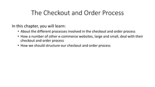 The Checkout and Order Process | PPTX