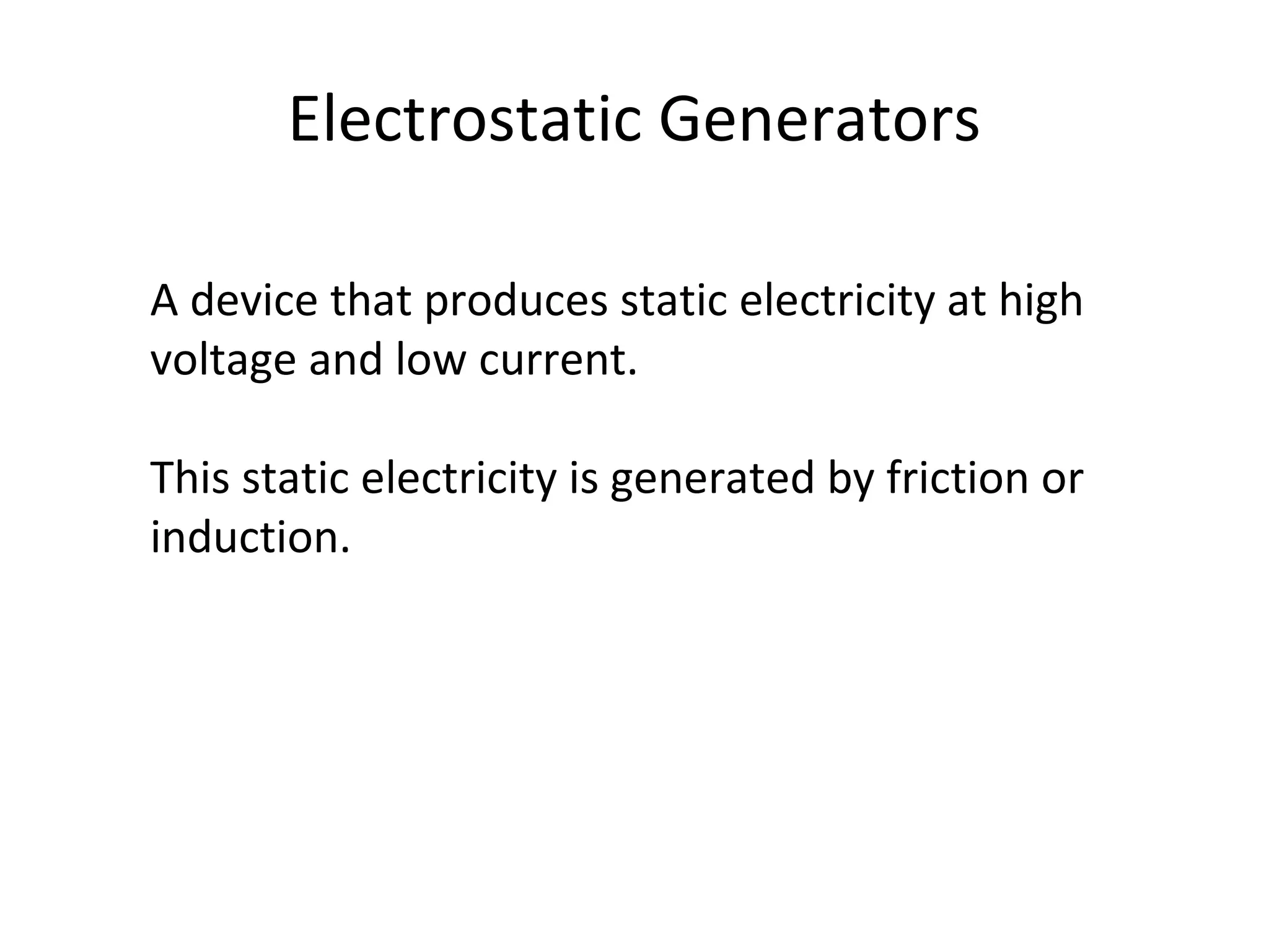 07 electrostatic generators | PPT