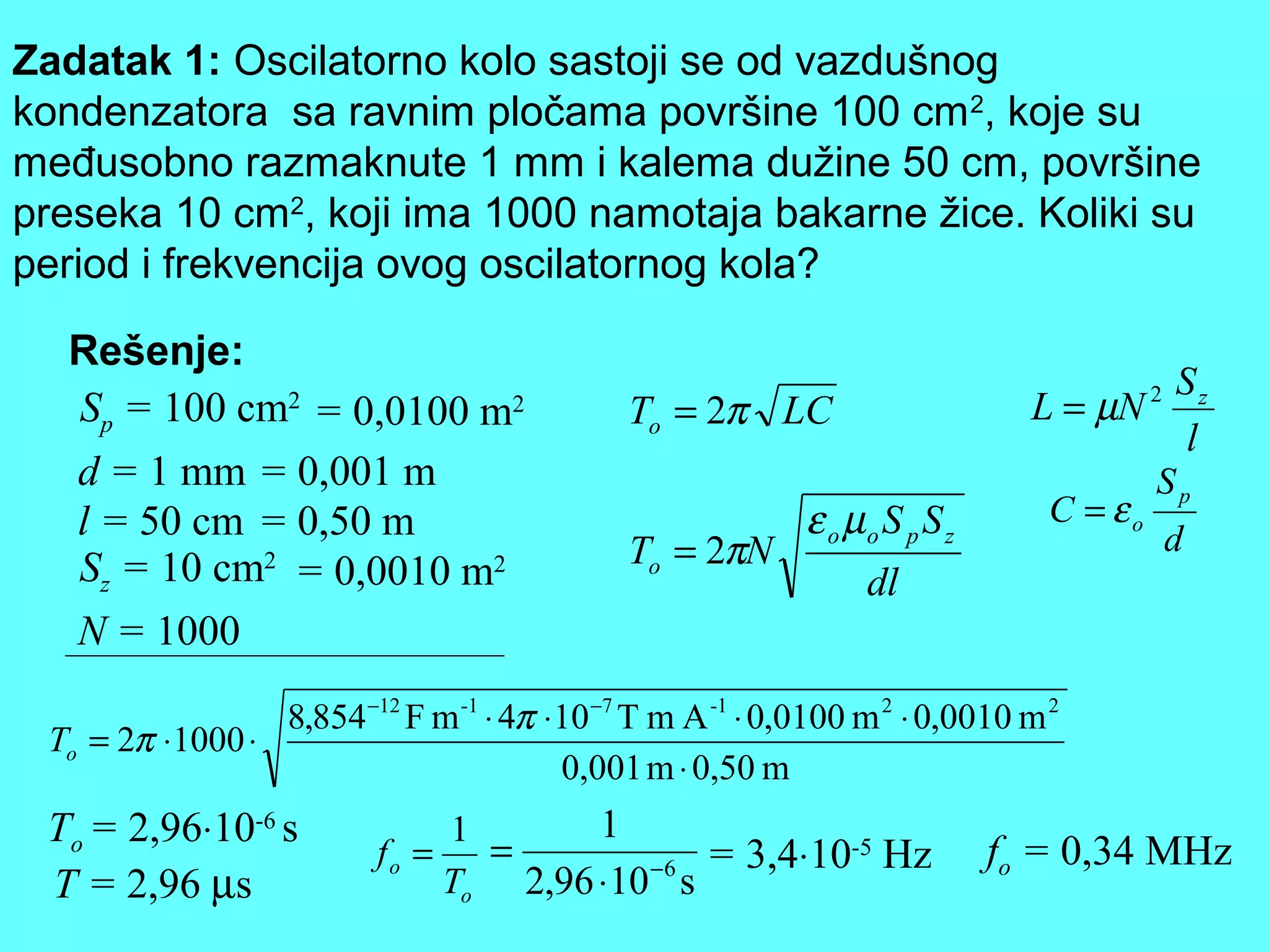 Elektromagnetno oscilovanje | PPT