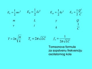 Elektromagnetno oscilovanje | PPT