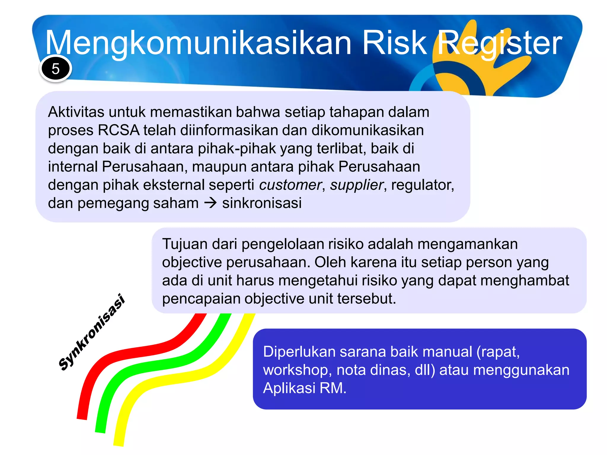 07 enterprise risk management telkom 2011 risk control self assessment ...