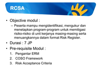 07 enterprise risk management telkom 2011 risk control self assessment ...