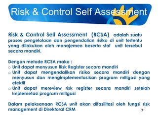 07 enterprise risk management telkom 2011 risk control self assessment ...