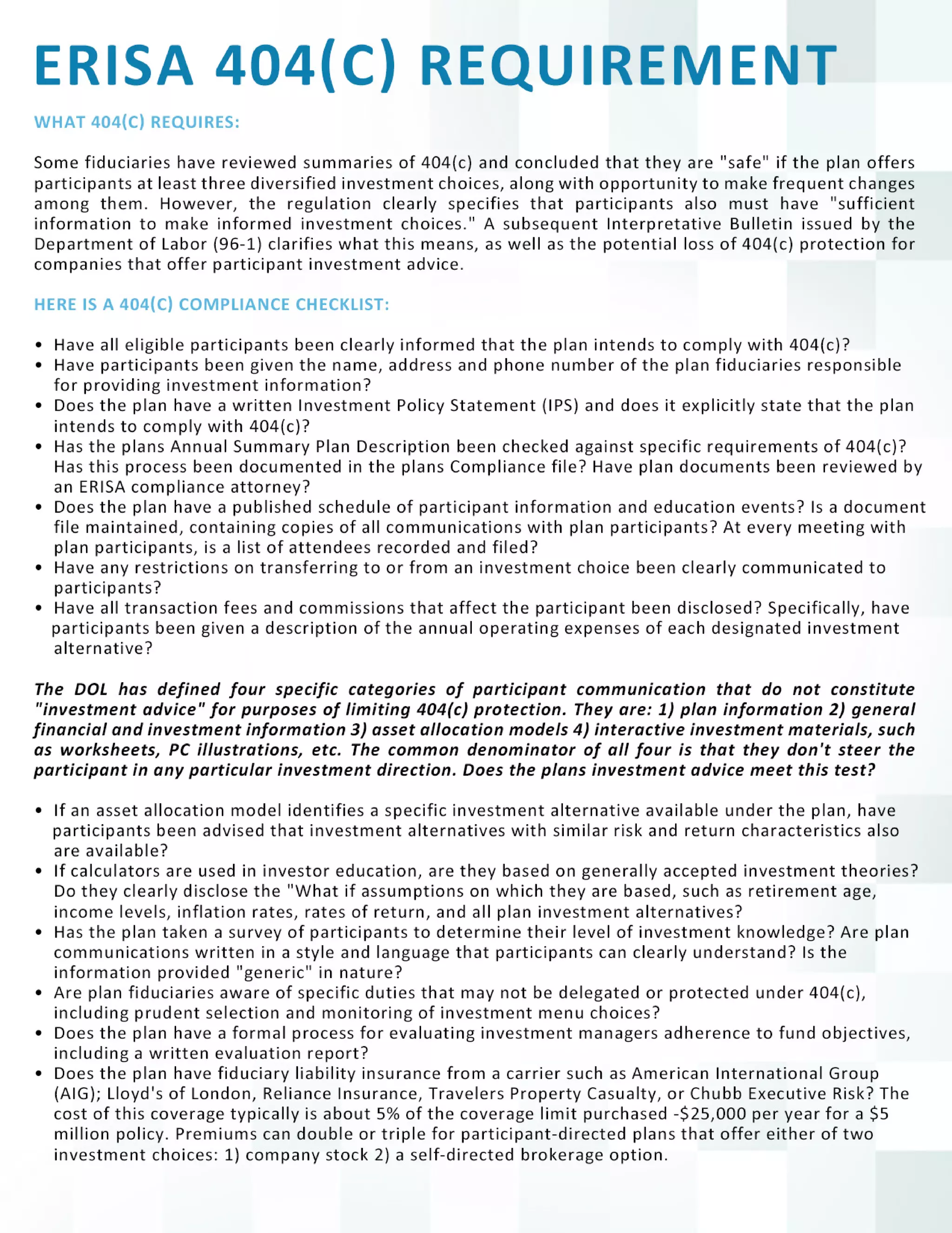 SOFA Information Packet | PDF