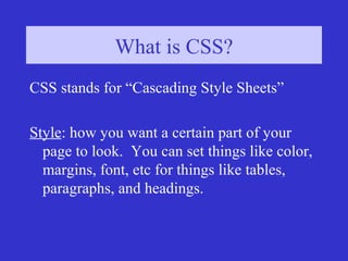 css | PPT