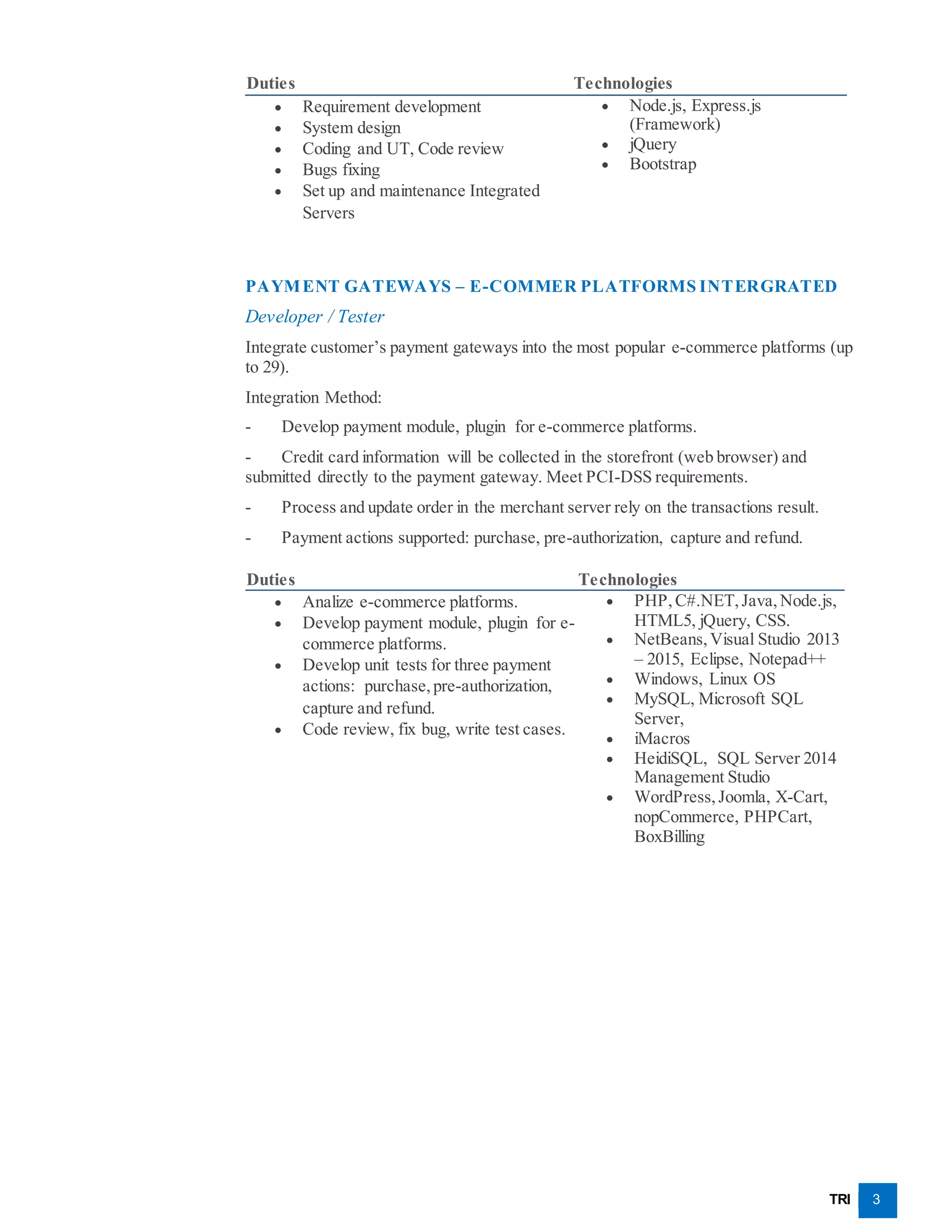 Nguyen Dung Tri - New Resume | DOCX