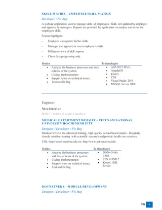 Nguyen Dung Tri - New Resume | DOCX