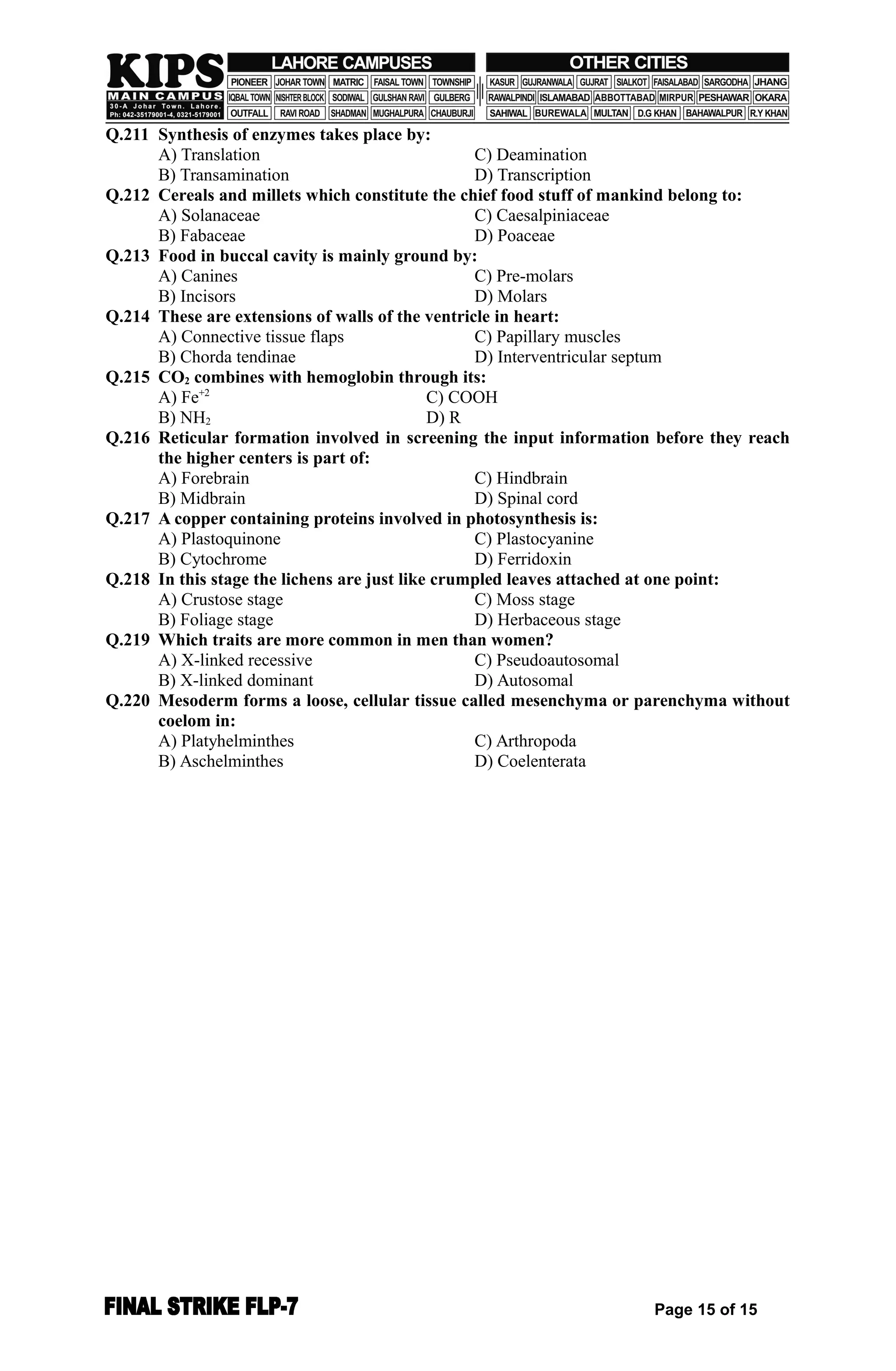 MCAT Full length paper 7-student_copy_ | PDF