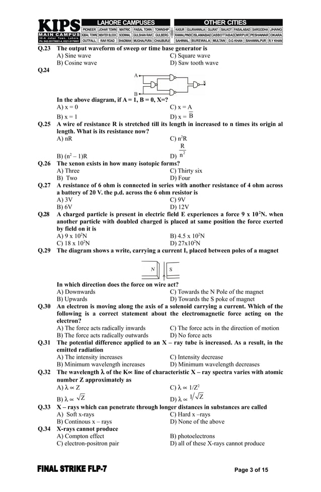 MCAT Full length paper 7-student_copy_ | PDF | Chemistry | Science