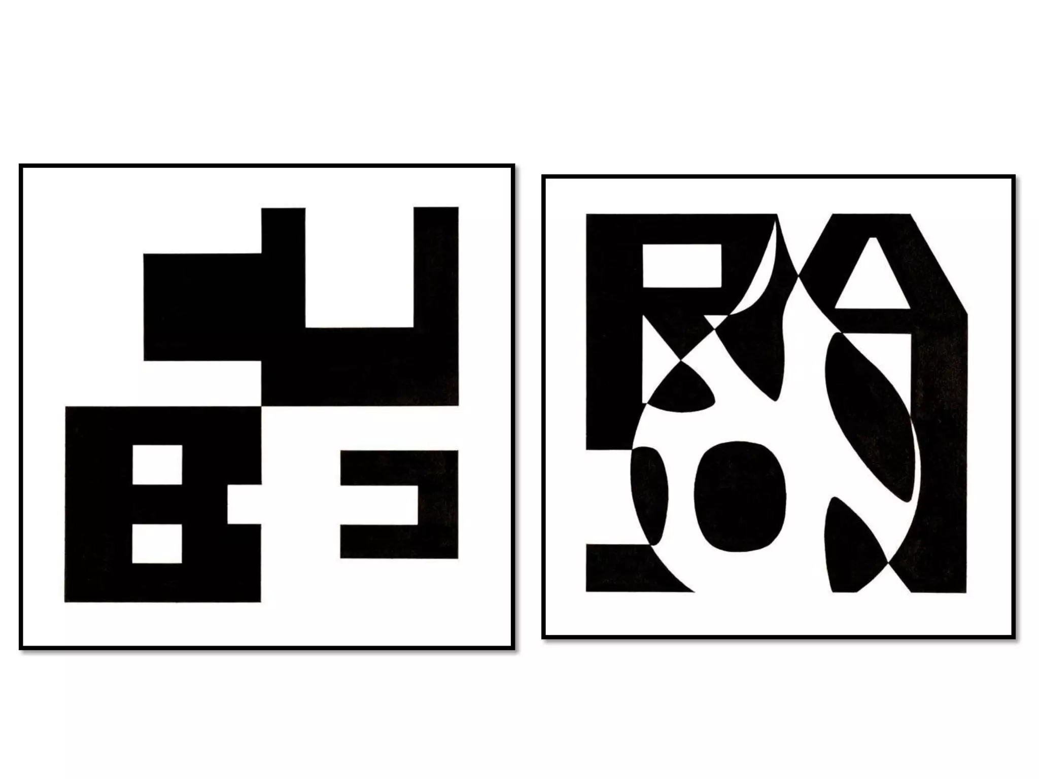 Four letter word figure ground reversal | PPTX