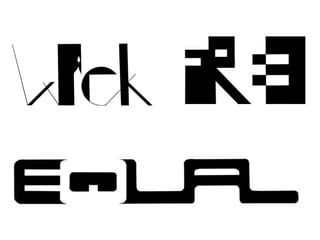 Four letter word figure ground reversal | PPTX