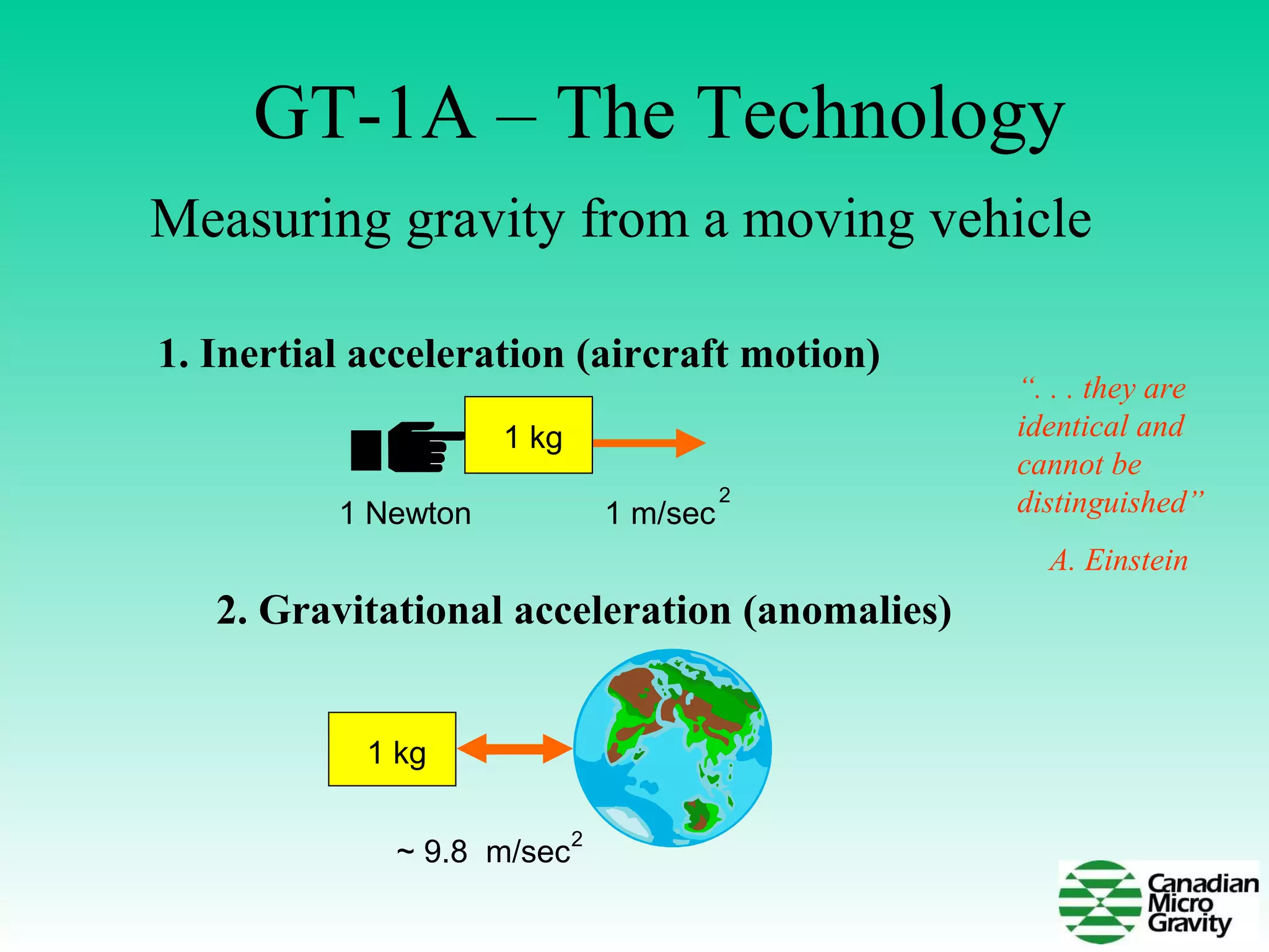 GT1A GRAVITY METER - AIRBORNE (OLD PPT) | PPT