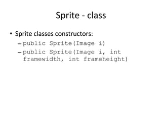 MIDP: Game API | PPT