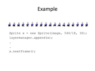 MIDP: Game API | PPT