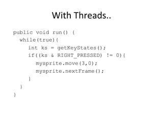 MIDP: Game API | PPT