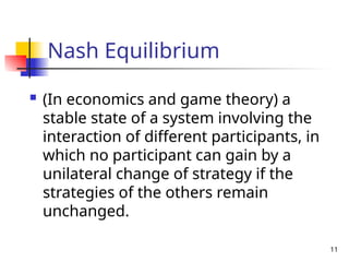 07 Game Theory and Nash Equilibrium.pptx