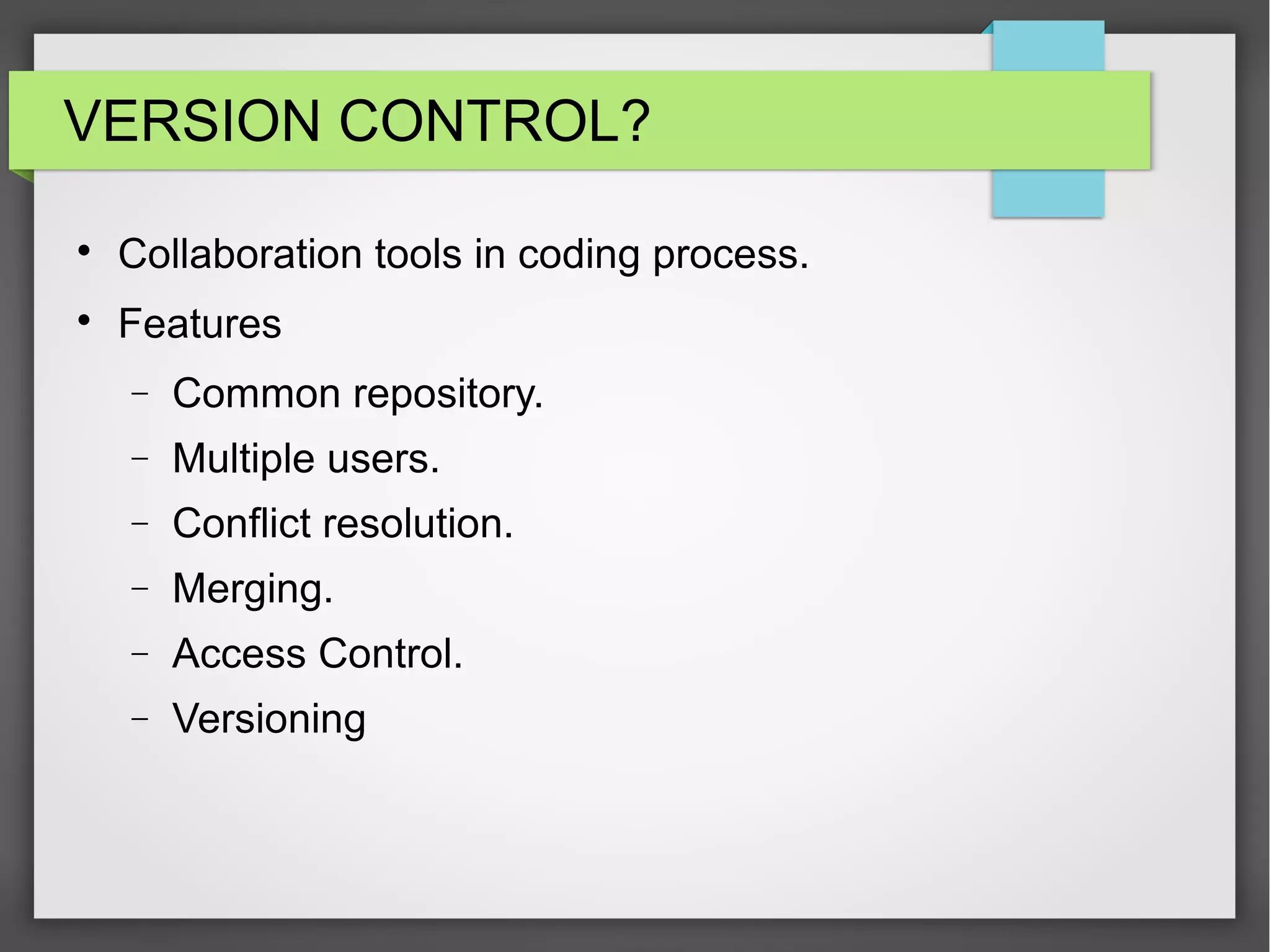 Introduction to GIT | PPT