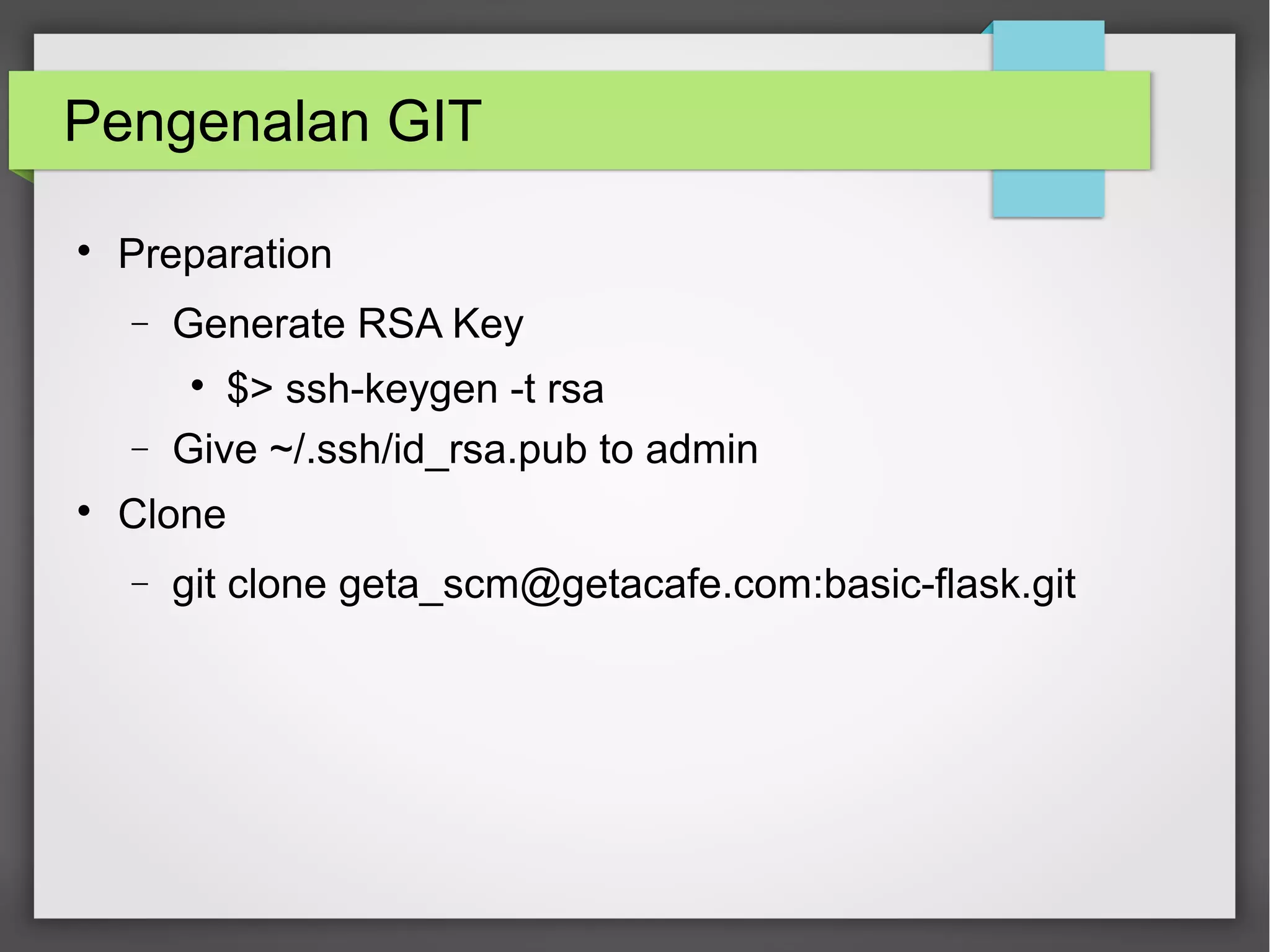 Introduction to GIT | PPT
