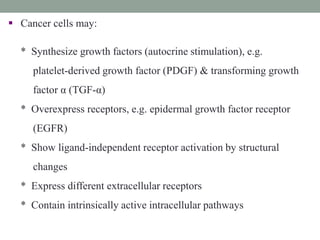 Hallmarks of cancer | PPTX
